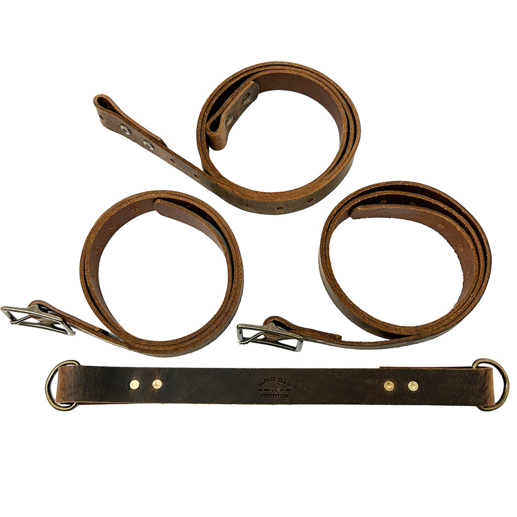 Leather Bedroll Harness | Self Reliance Outfitters