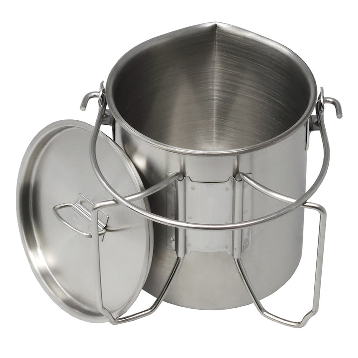 Stainless Steel 1 Quart Bush Pot | Self Reliance Outfitters