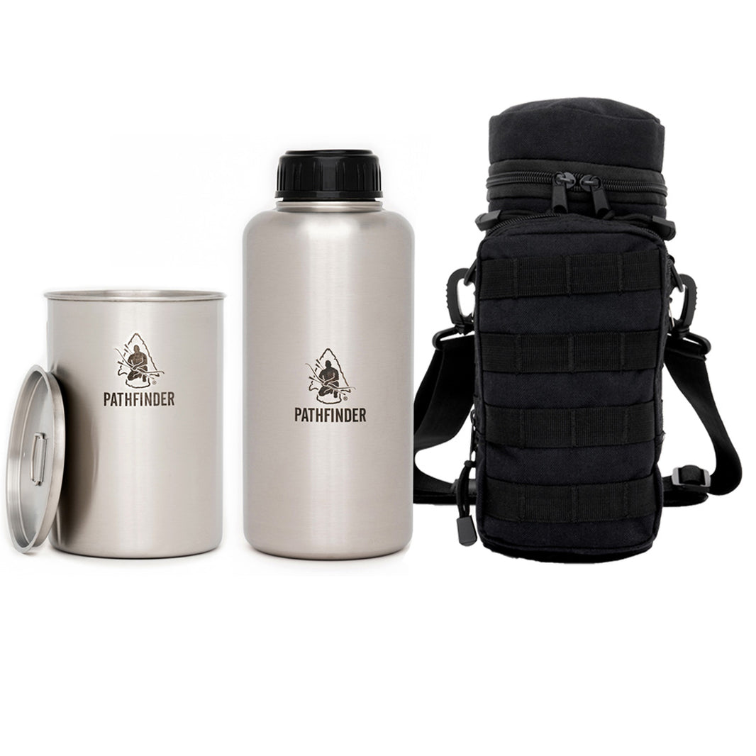 64oz Bottle and Cup with Bag | Self Reliance Outfitters
