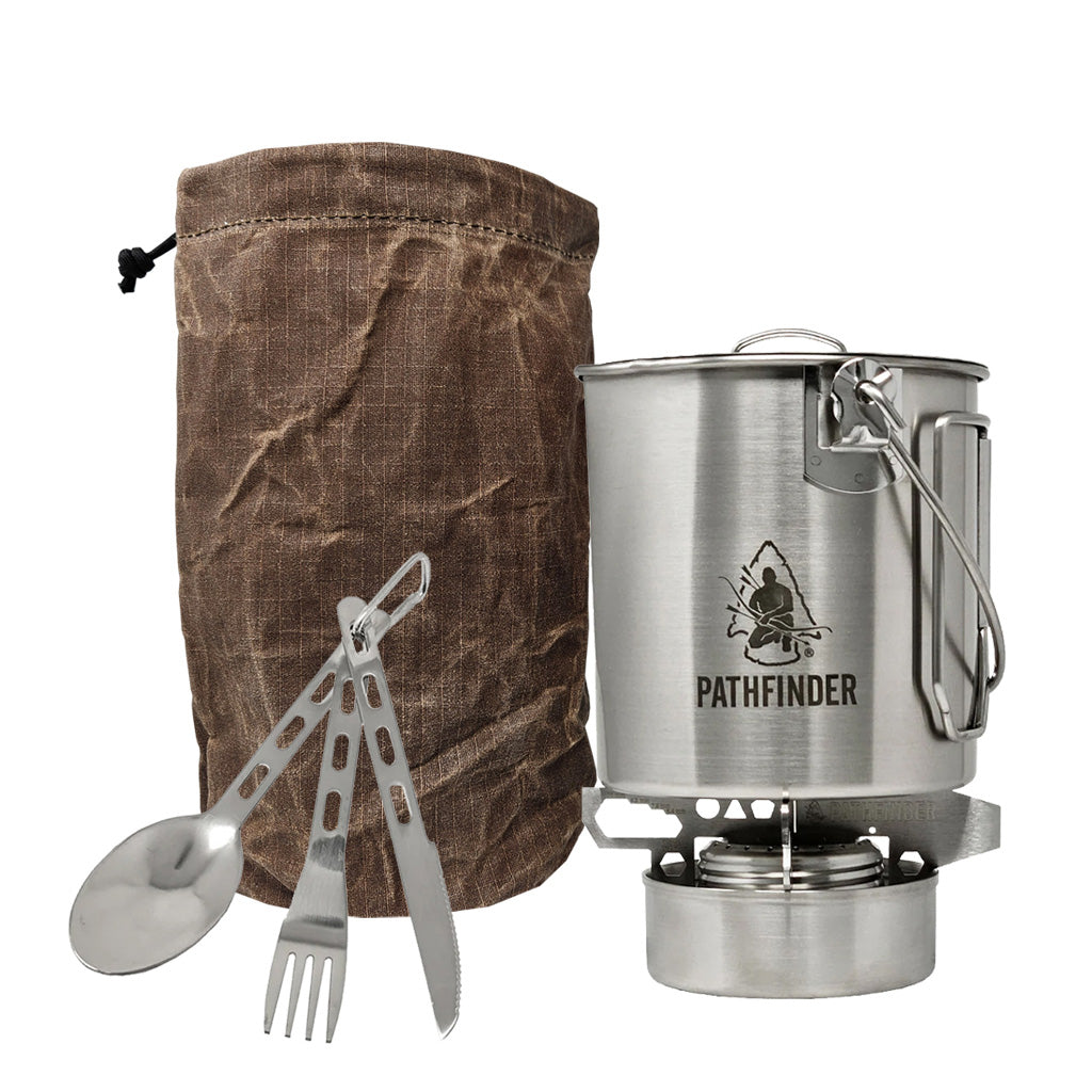 Stainless Steel 1 Quart Bush Pot | Self Reliance Outfitters