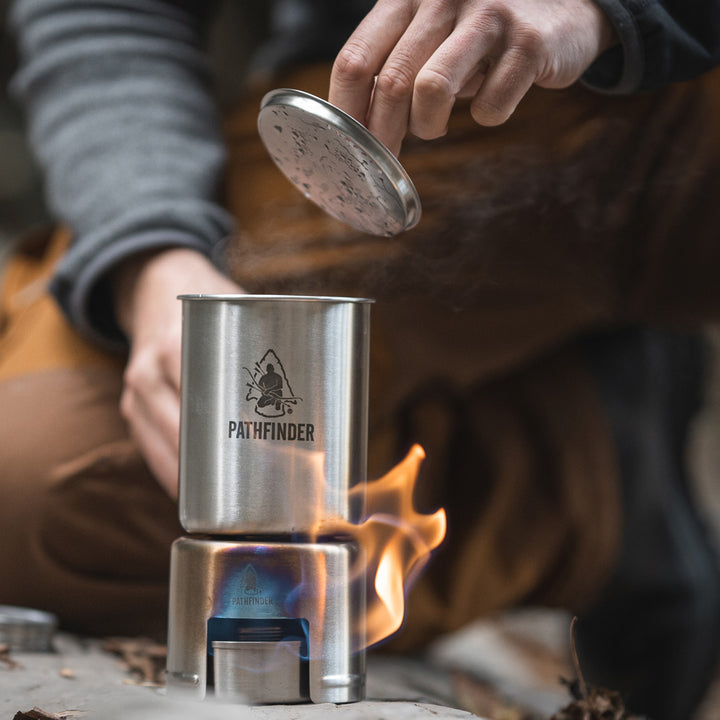 Pathfinder Stainless Steel Bottle Cooking Kit – Self Reliance Outfitters