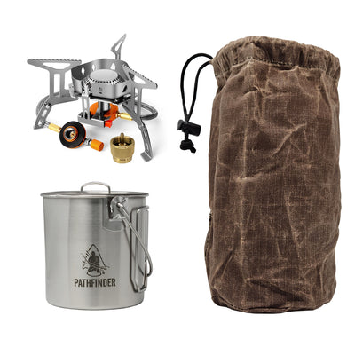 1QT Bush Pot Hiker’s Cook Kit for Camping & Outdoor Adventures – Self ...