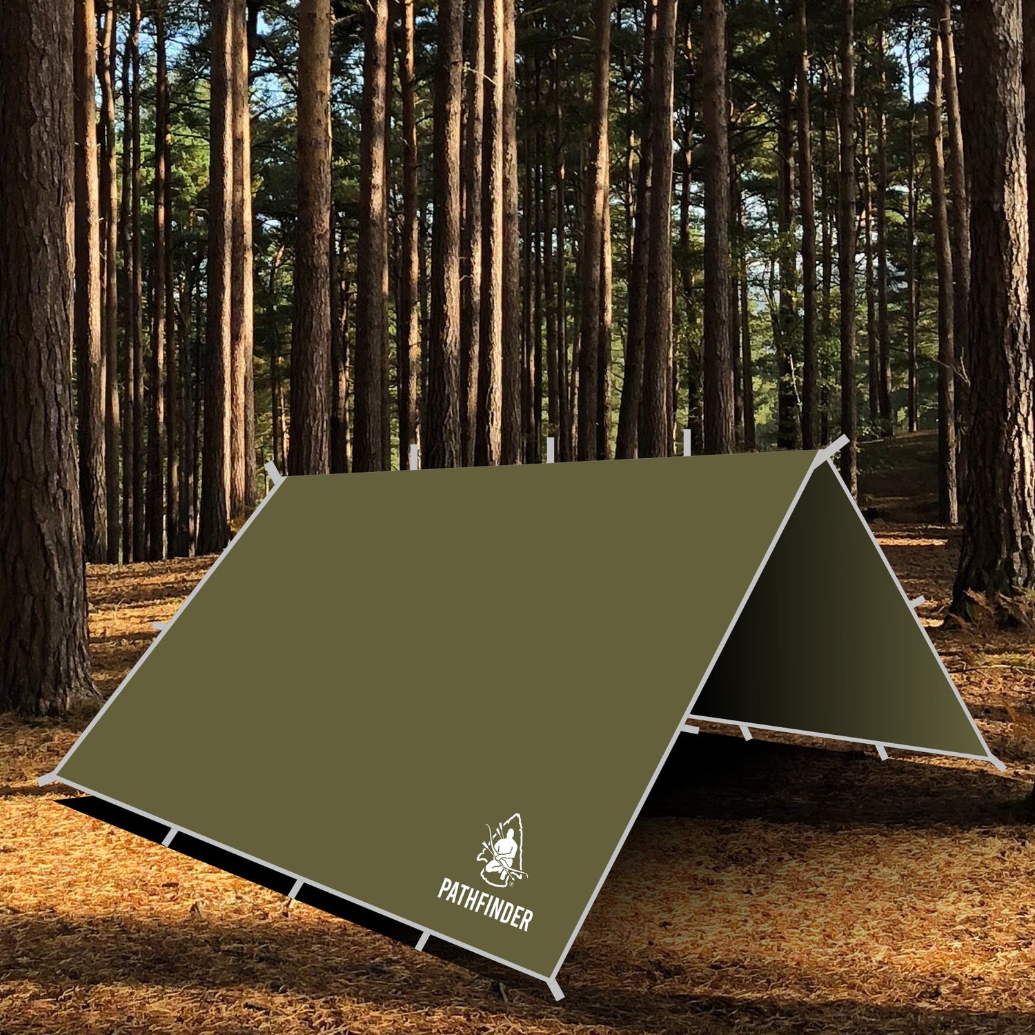 Hammock Nylon Tarp Combo - OD Green | Self Reliance Outfitters