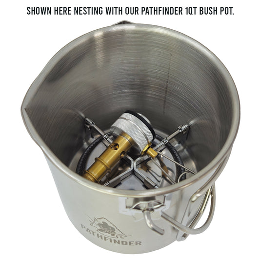 Stainless Steel 1 Quart Bush Pot | Self Reliance Outfitters