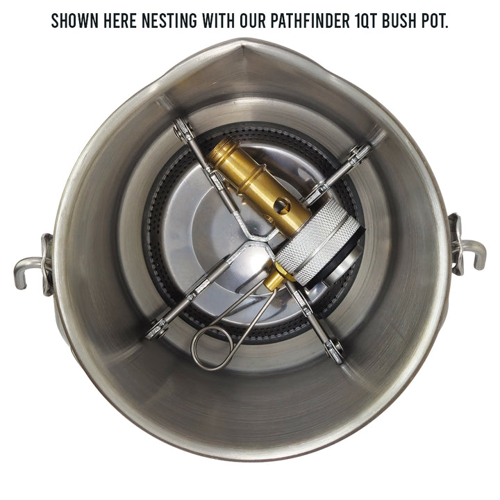 Stainless Steel 1 Quart Bush Pot | Self Reliance Outfitters