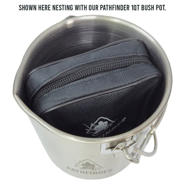 Stainless Steel 1 Quart Bush Pot | Self Reliance Outfitters