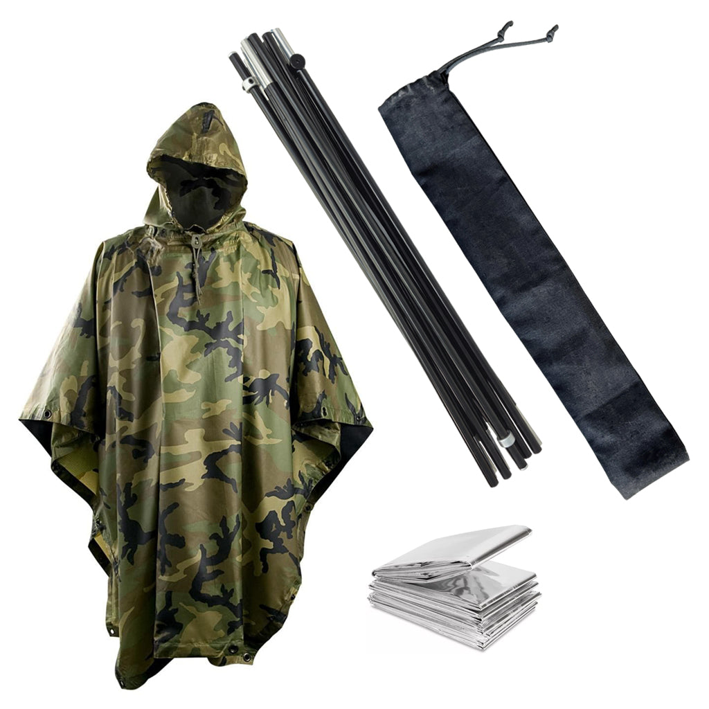 Pathfinder Poncho Pole Shelter Kit | Self Reliance Outfitters