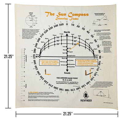 Pathfinder Sun Compass Bandana | Self Reliance Outfitters