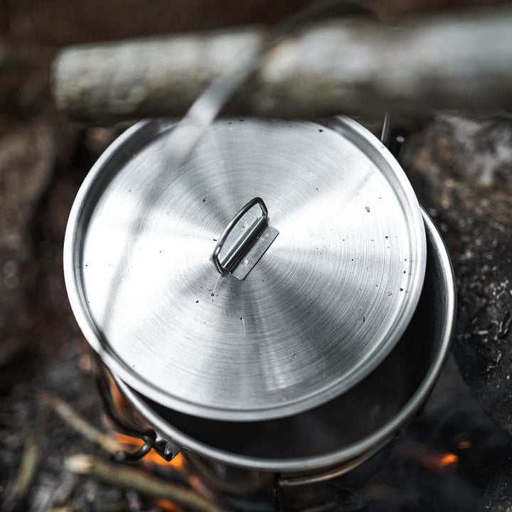 Stainless Steel 64oz. Bush Pot | Self Reliance Outfitters