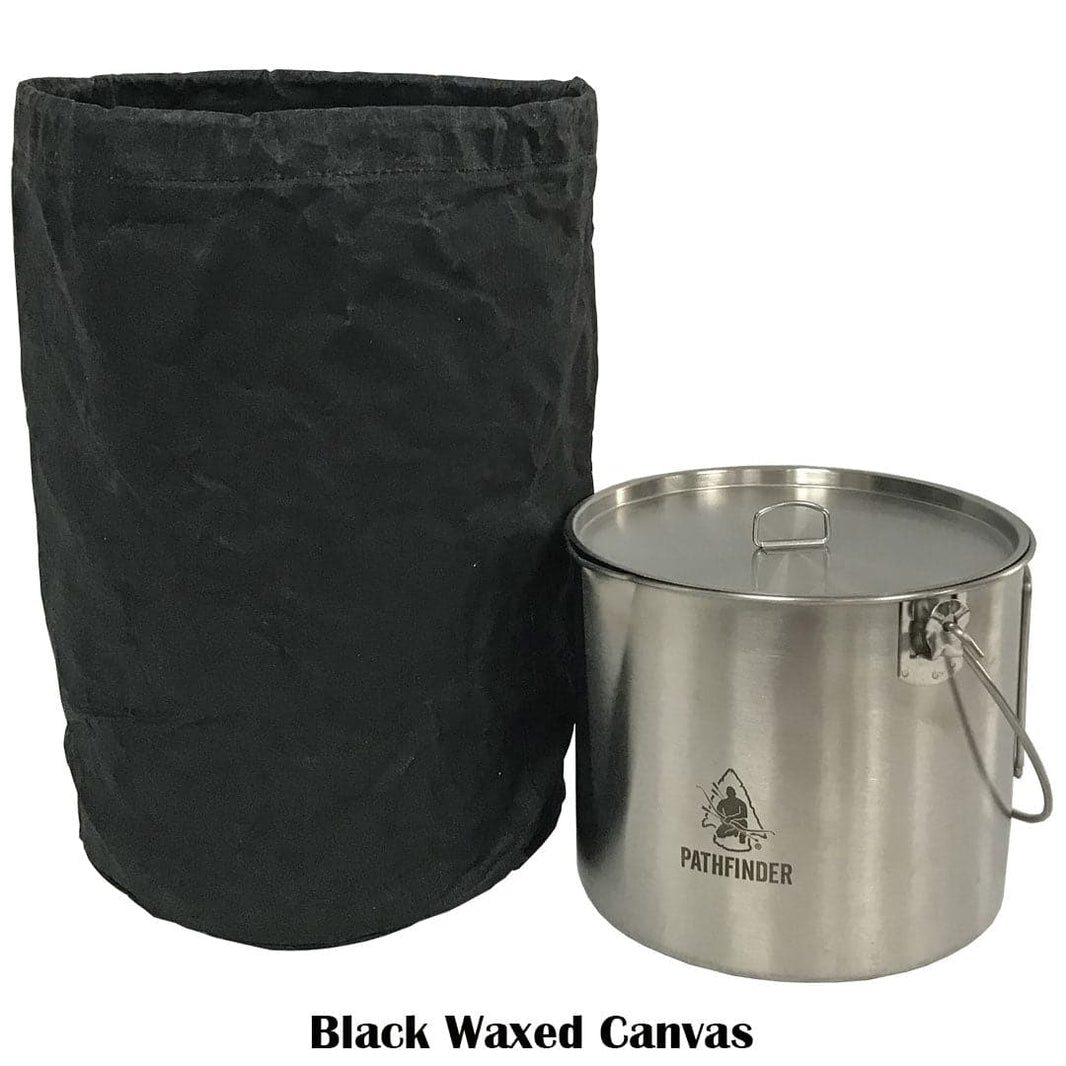 120oz Stainless Steel Bush Pot - Large Camping Pot | Pathfinder – Self ...