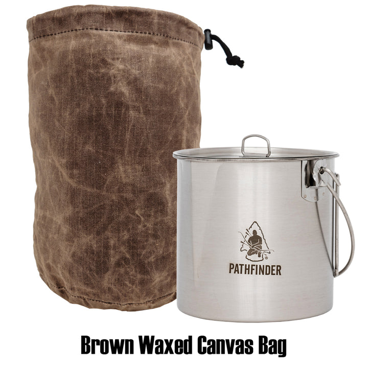 Stainless Steel 64oz. Bush Pot | Self Reliance Outfitters